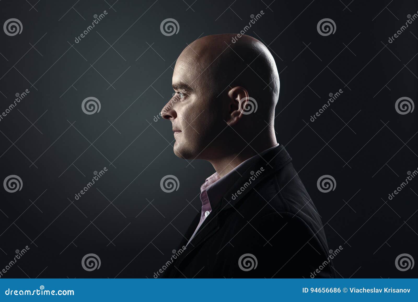 White Bald Man Posing Like A Pimp Stock Image | CartoonDealer.com #14262055