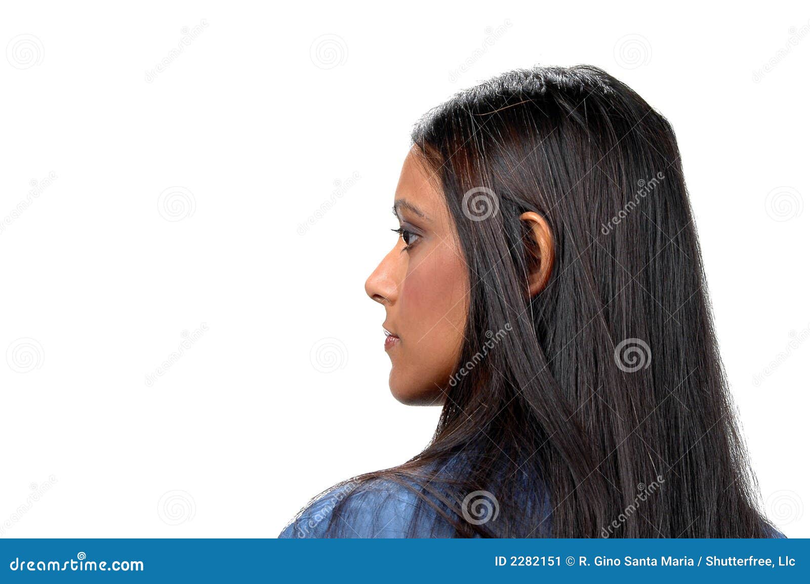 Profile of Woman stock image. Image of person, isolated - 2282151