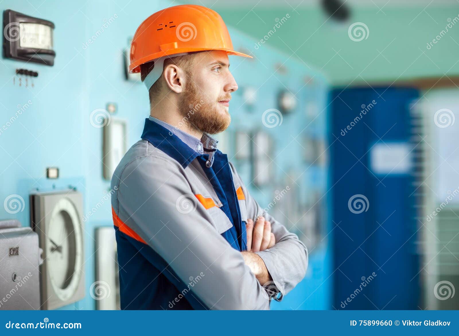 Profile of Young Engineer at Workplace Stock Photo - Image of manual ...