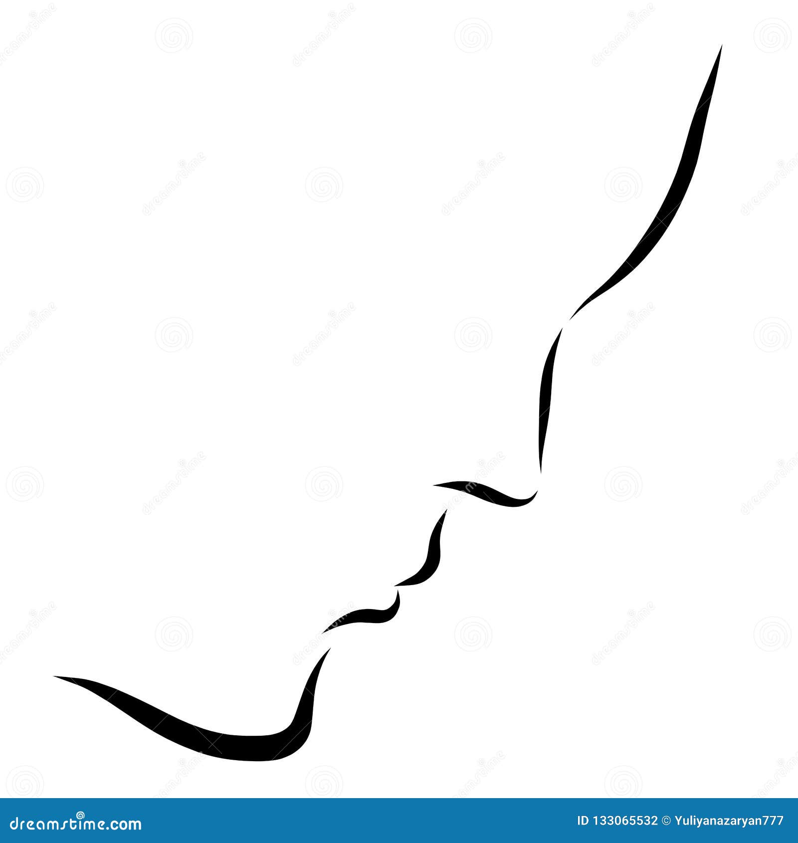 Profile of a Young Man, Easy Face ShapeProfile of a Young Man, E Stock ...