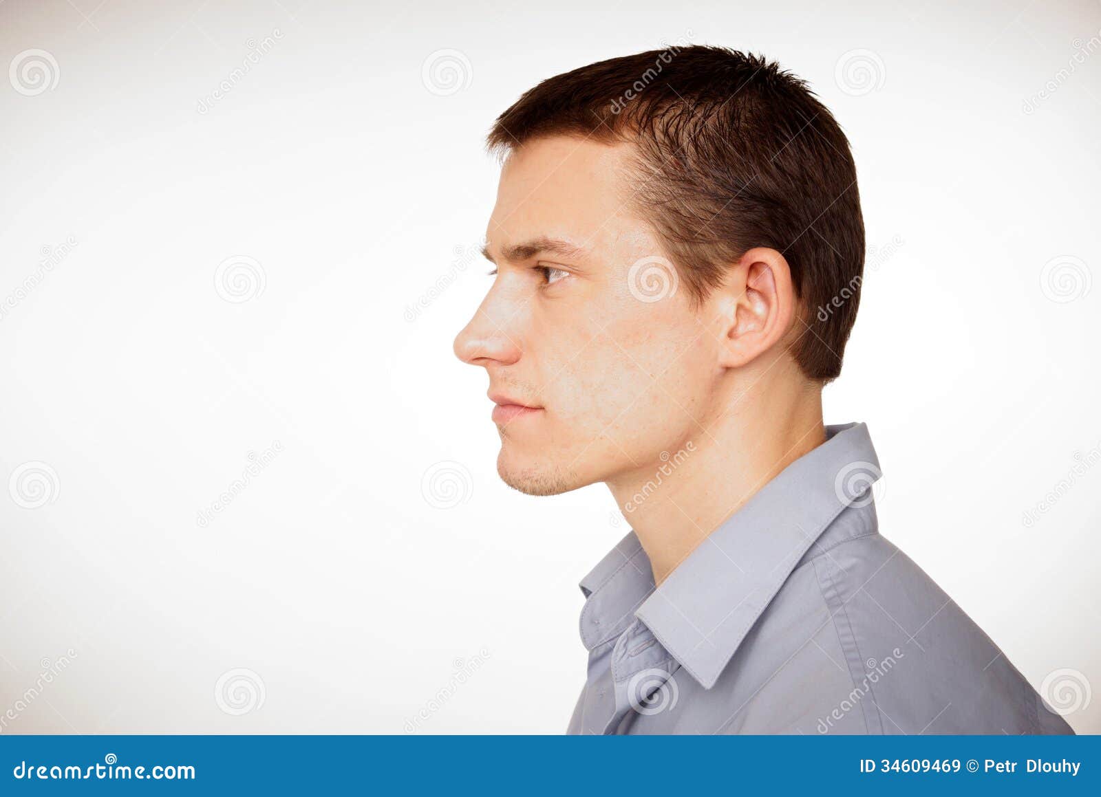 Profile of Young Man at Shirt. Stock Image - Image of lifestyle, young ... Profile of Young Man at Shirt. Stock Image - Image of lifestyle, young ...