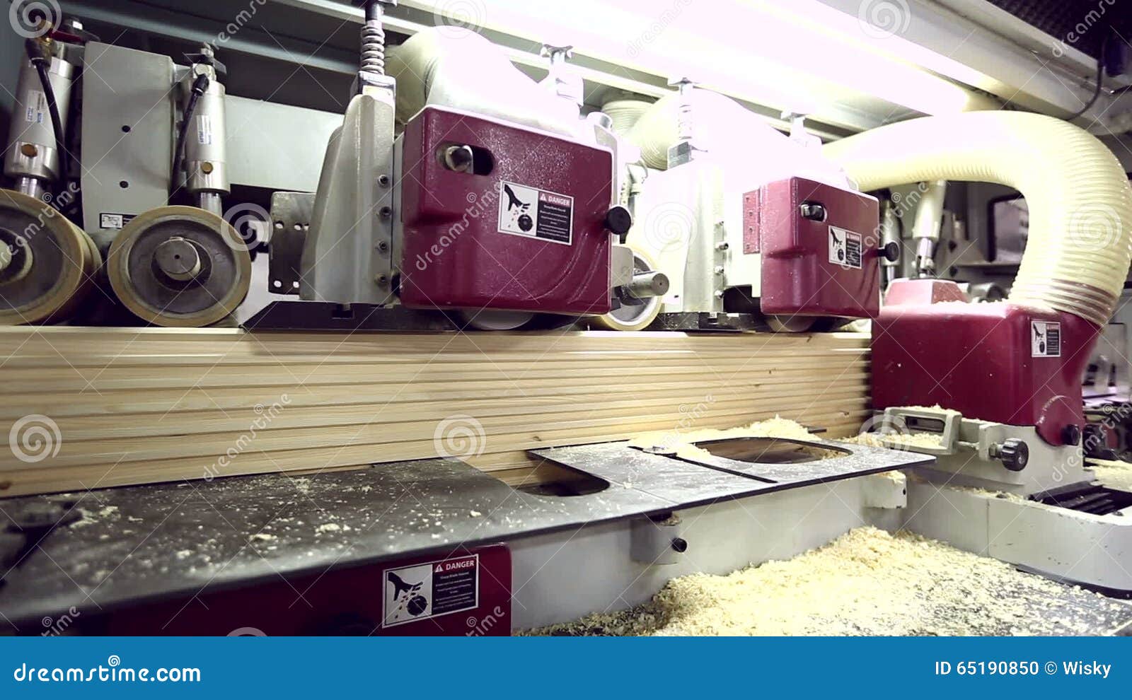 Profiled Bar Processing at Production Machine Stock Footage - Video of ...