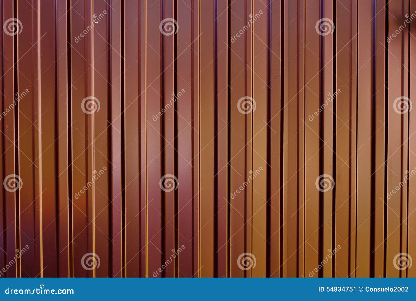 Profiled sheet brown stock image. Image of vertical, color - 54834751