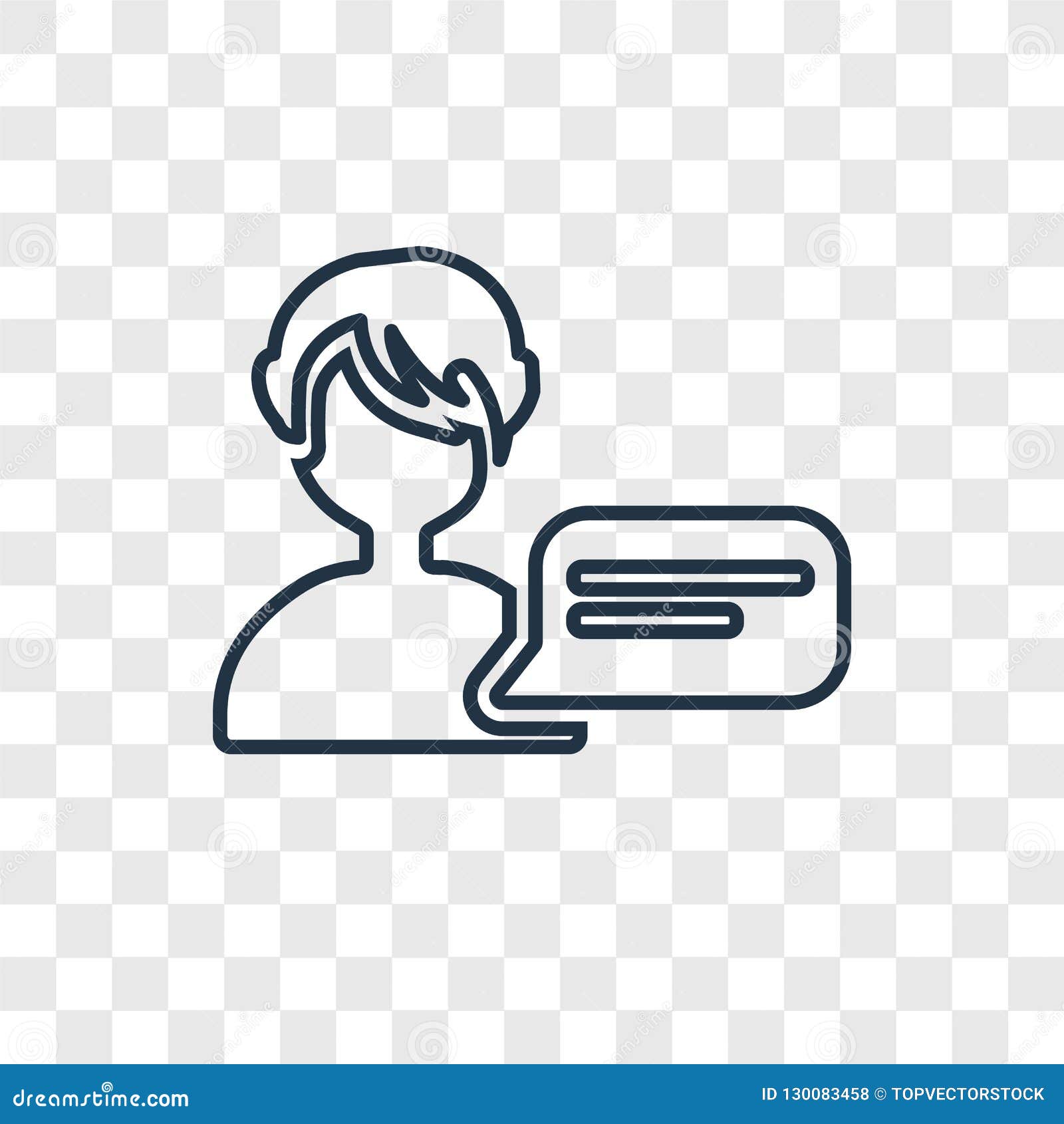 Profiling Concept Vector Linear Icon Isolated on Transparent Background ... Profiling Concept Vector Linear Icon Isolated on Transparent Background ...
