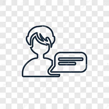 Profiling Concept Vector Linear Icon Isolated on Transparent Background ...