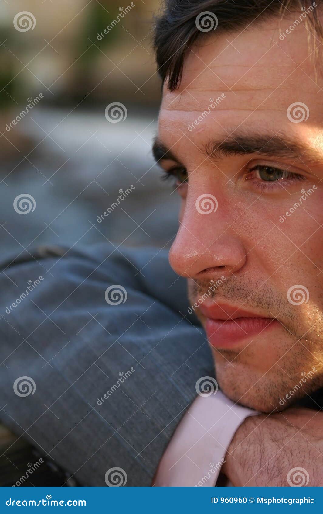 Profilo maschio fotografia stock. Immagine di roccie, imprenditore - 960960