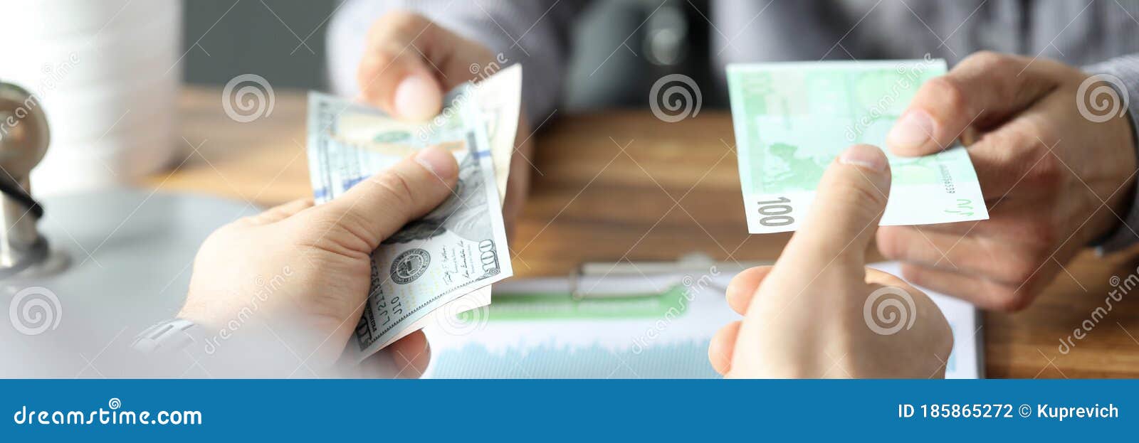 Profit According To Progress Report, Cashing Out. Stock Photo - Image ...