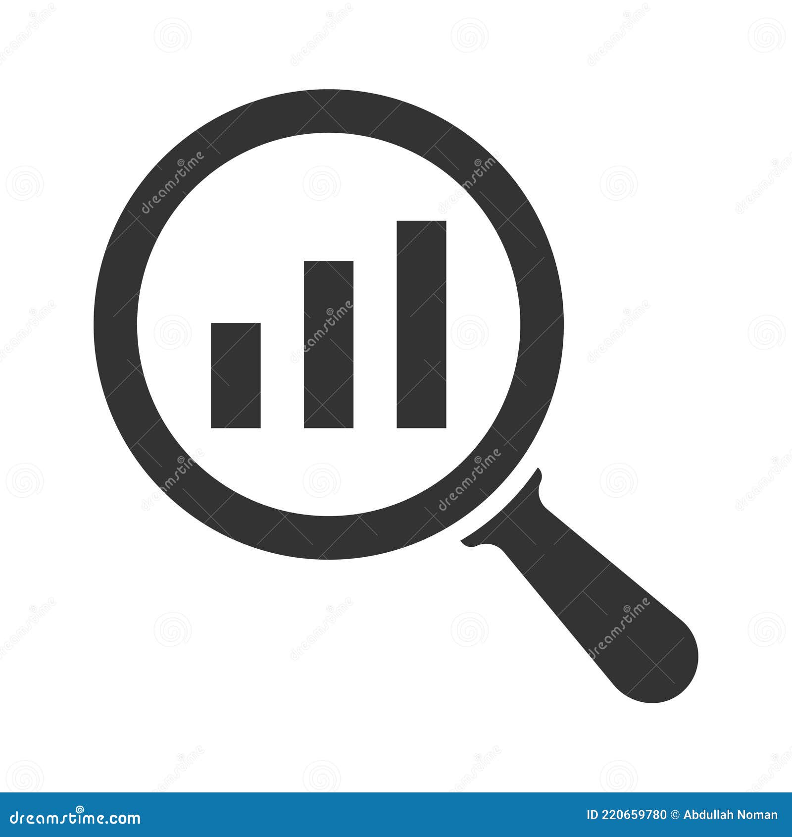 Profit Analysis Icon Design Stock Vector - Illustration of analyzing ...
