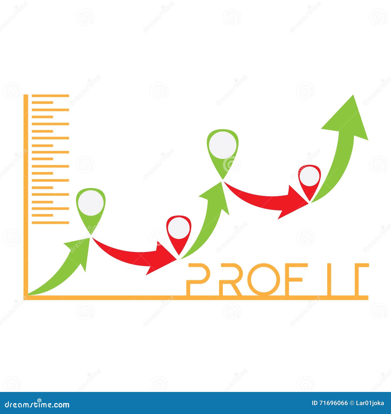 Profit business stock illustration. Illustration of design - 71696066