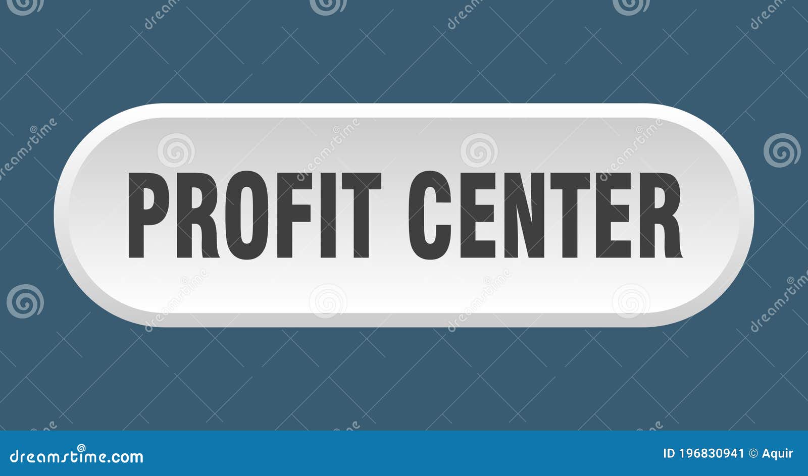 Profit center button stock vector. Illustration of square - 196830941