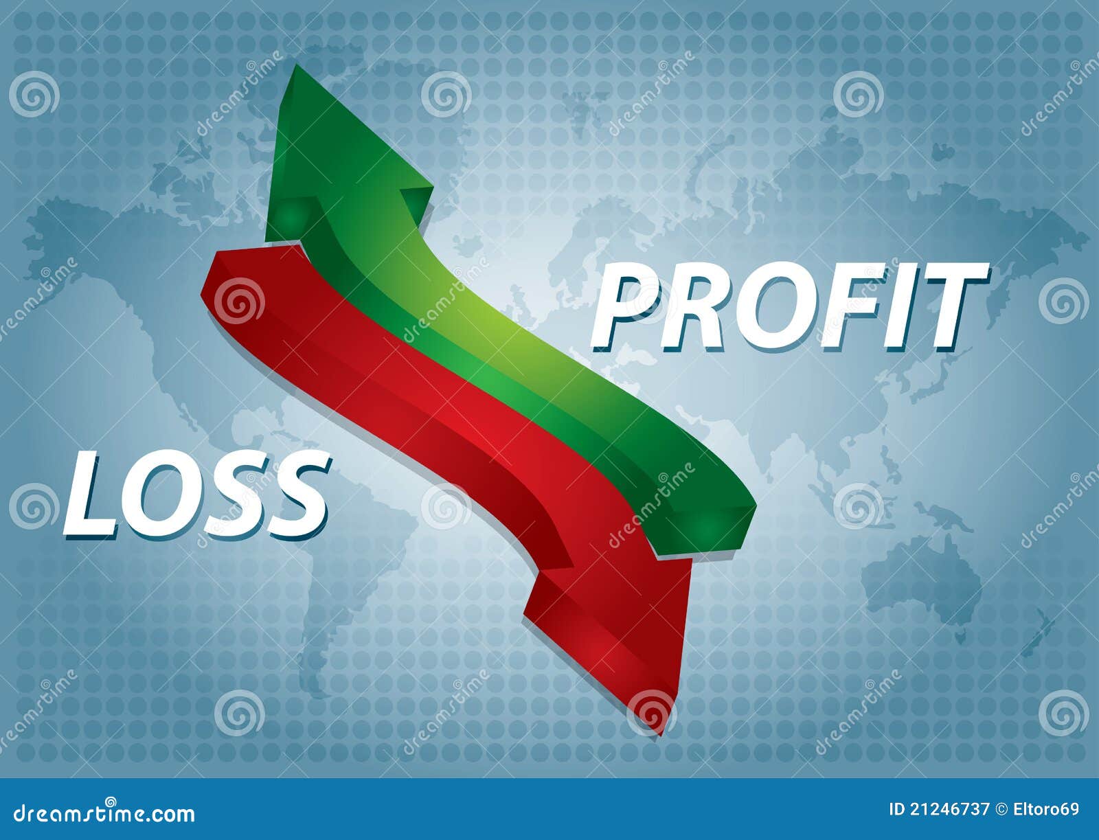 Profit chart stock vector. Illustration of finance, growth - 21246737