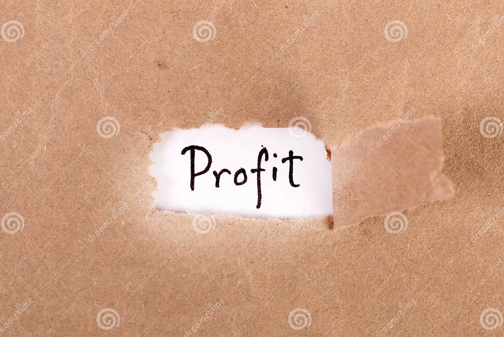 Profit stock photo. Image of income, business, written - 121462092
