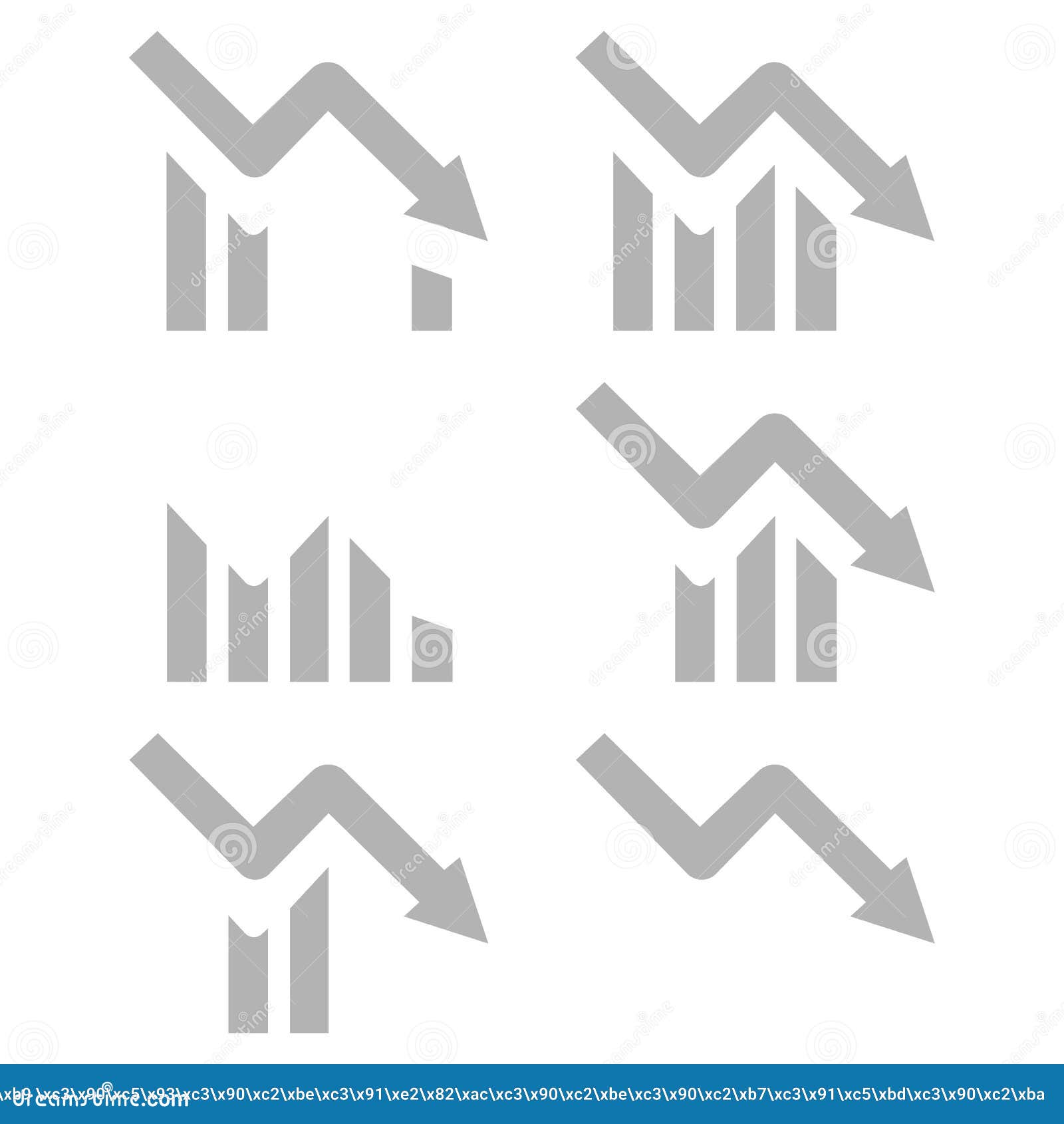 Profit Decline Icon, Loss Arrow, Vector Illustration Stock Vector ...