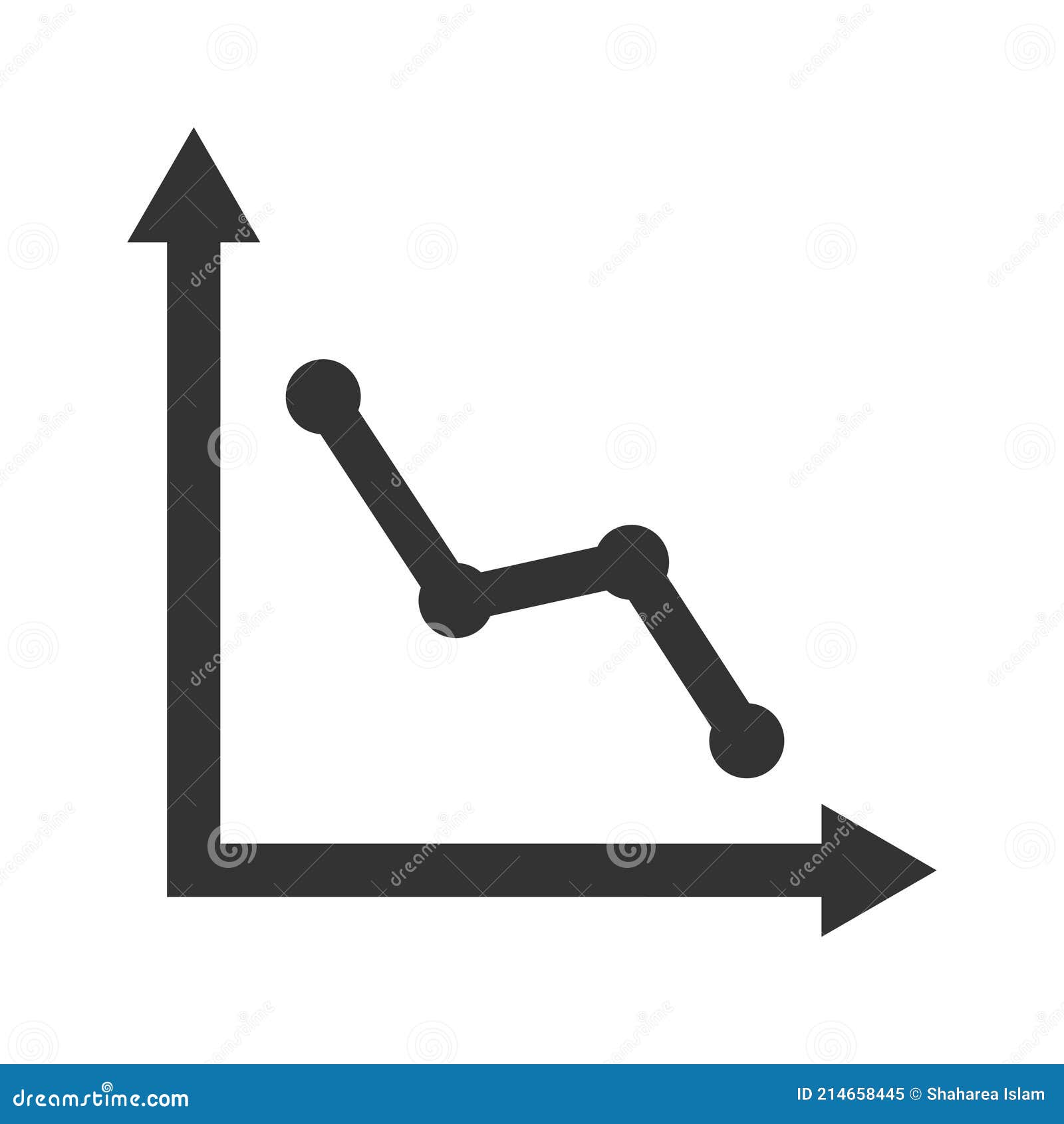 3D Profit Decrease Background Stock Photography | CartoonDealer.com ...
