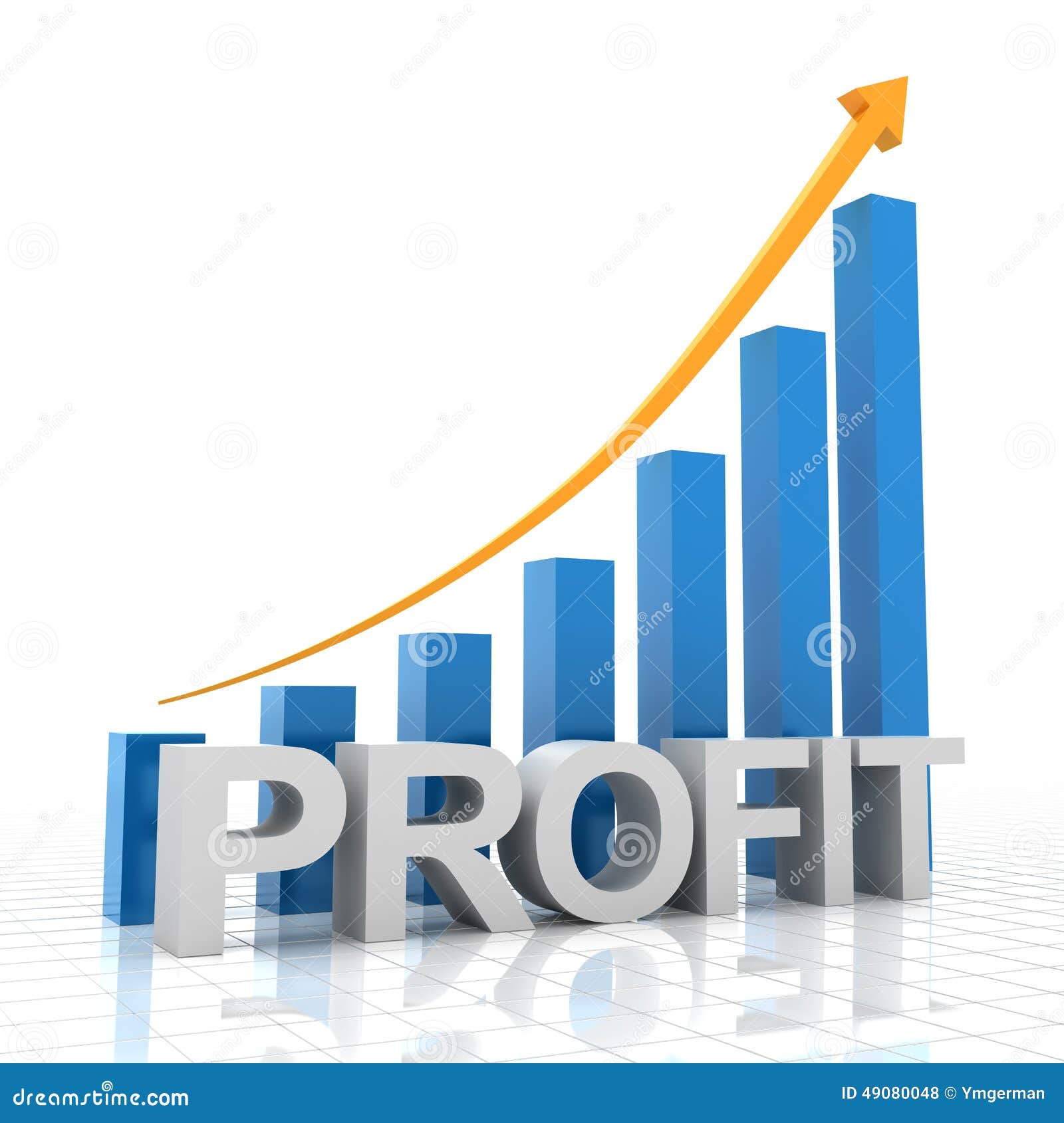 Profit Growth Icon. Investments And Savings Business Concept. Vector ...