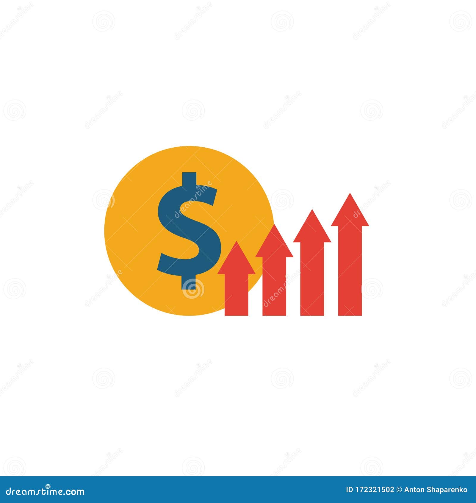 Profit Icon. Simple Element from Startup Icons Collection Stock ...