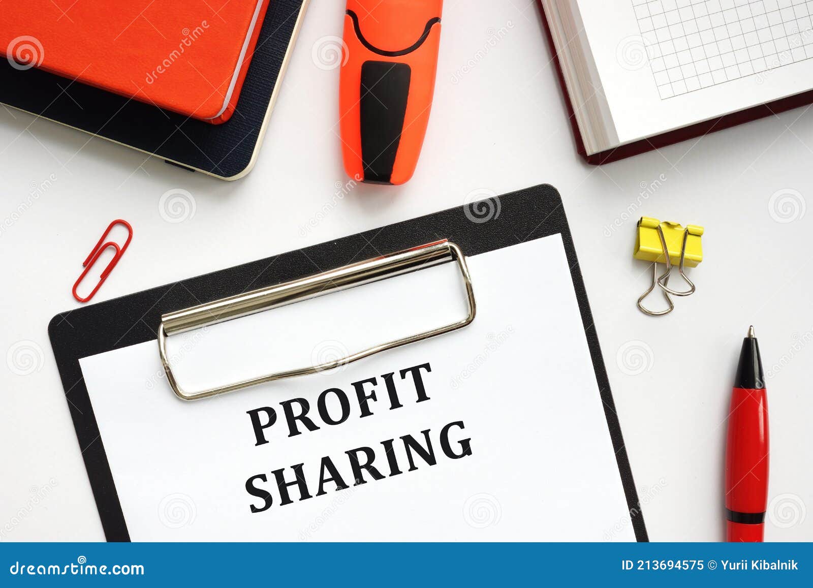 PROFIT SHARING Sign on the Sheet Stock Image - Image of management ...