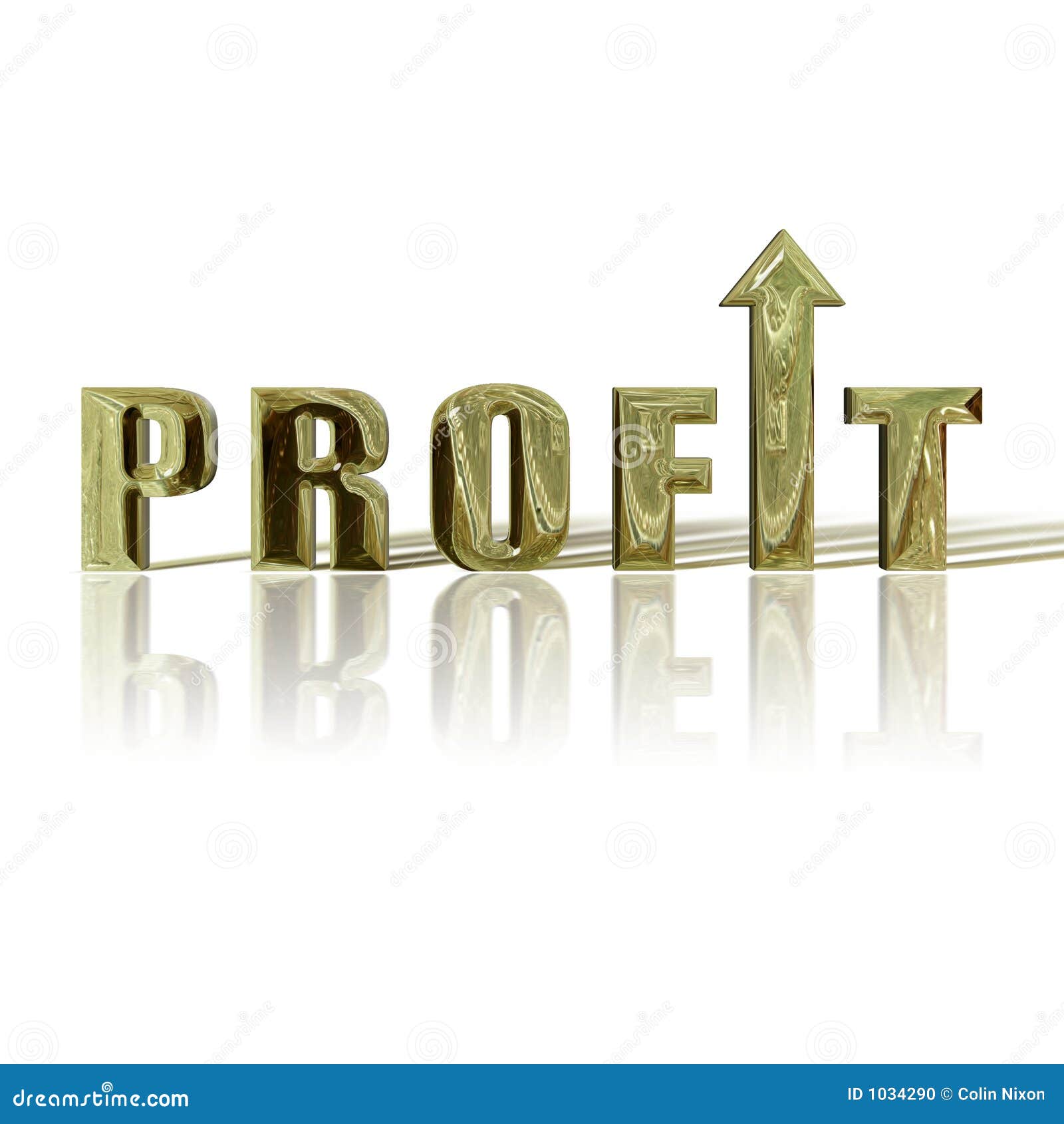 Profit is on the UP stock illustration. Illustration of forecast - 1034290