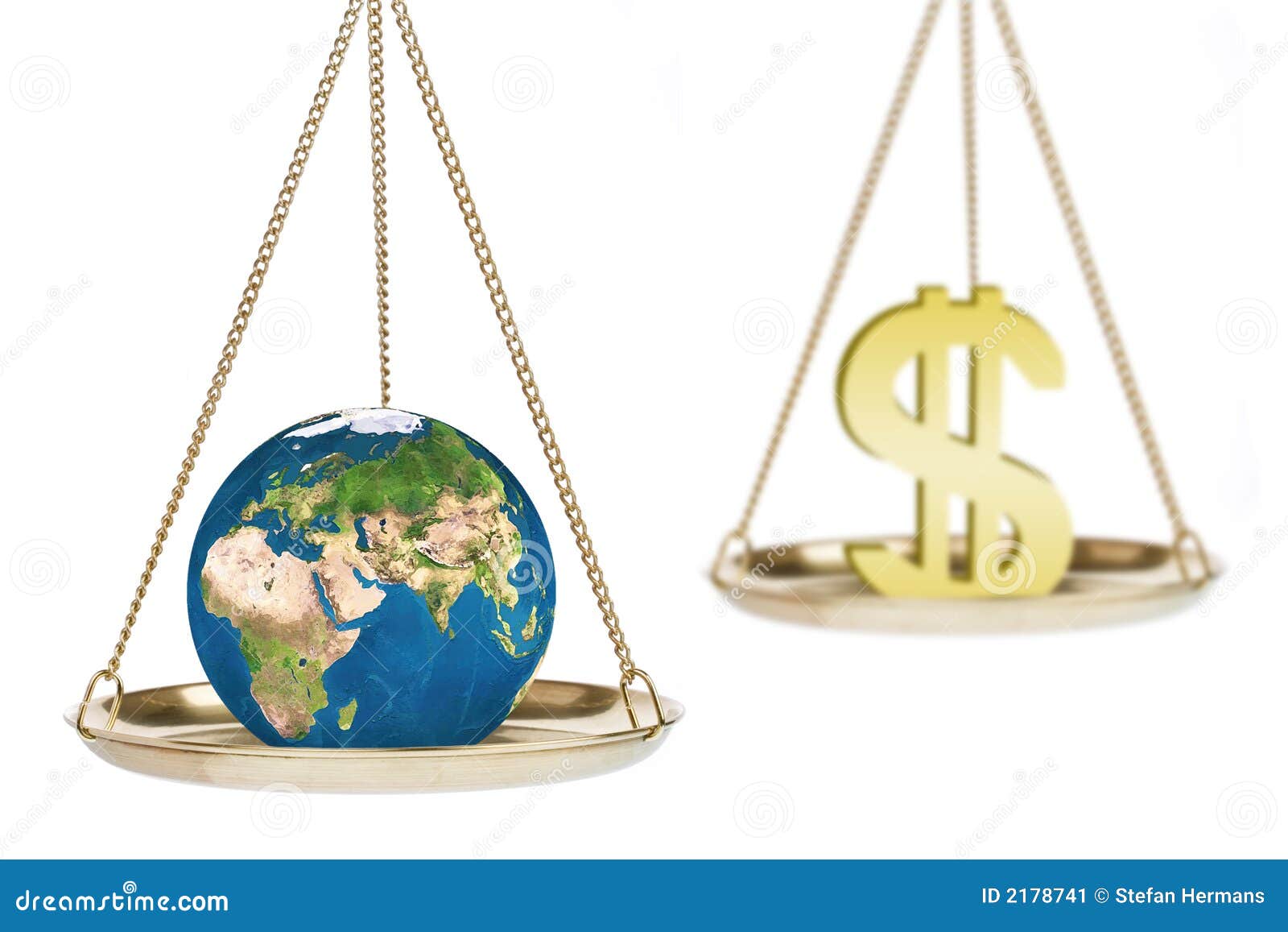 Profit versus environment stock image. Image of global - 2178741