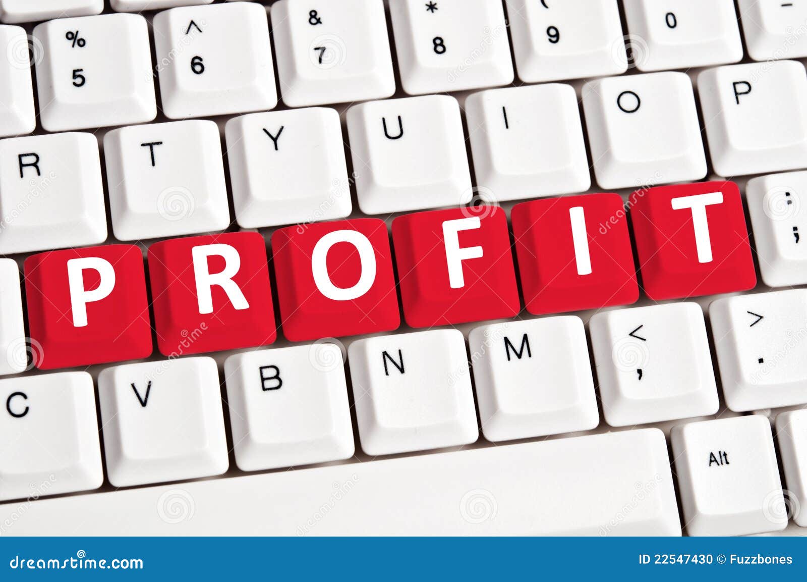 Profit word stock photo. Image of financial, button, earn - 22547430