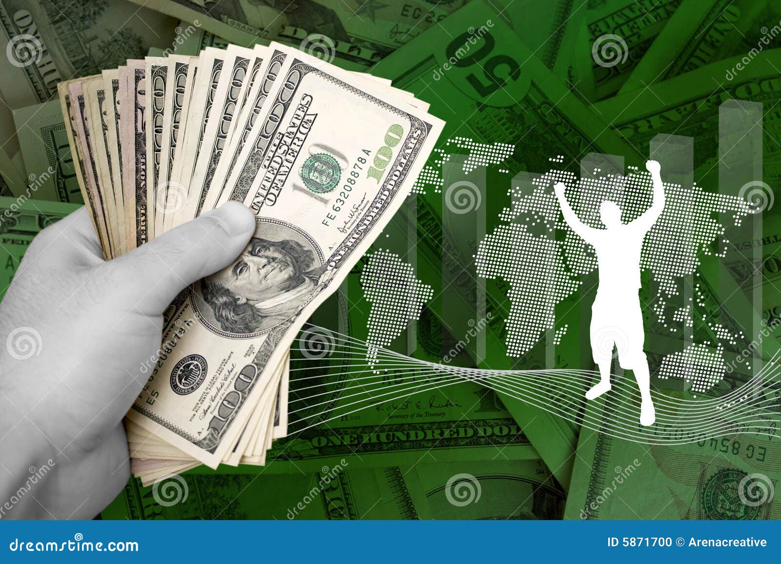 Profitable Business Success Stock Illustration - Illustration of ...