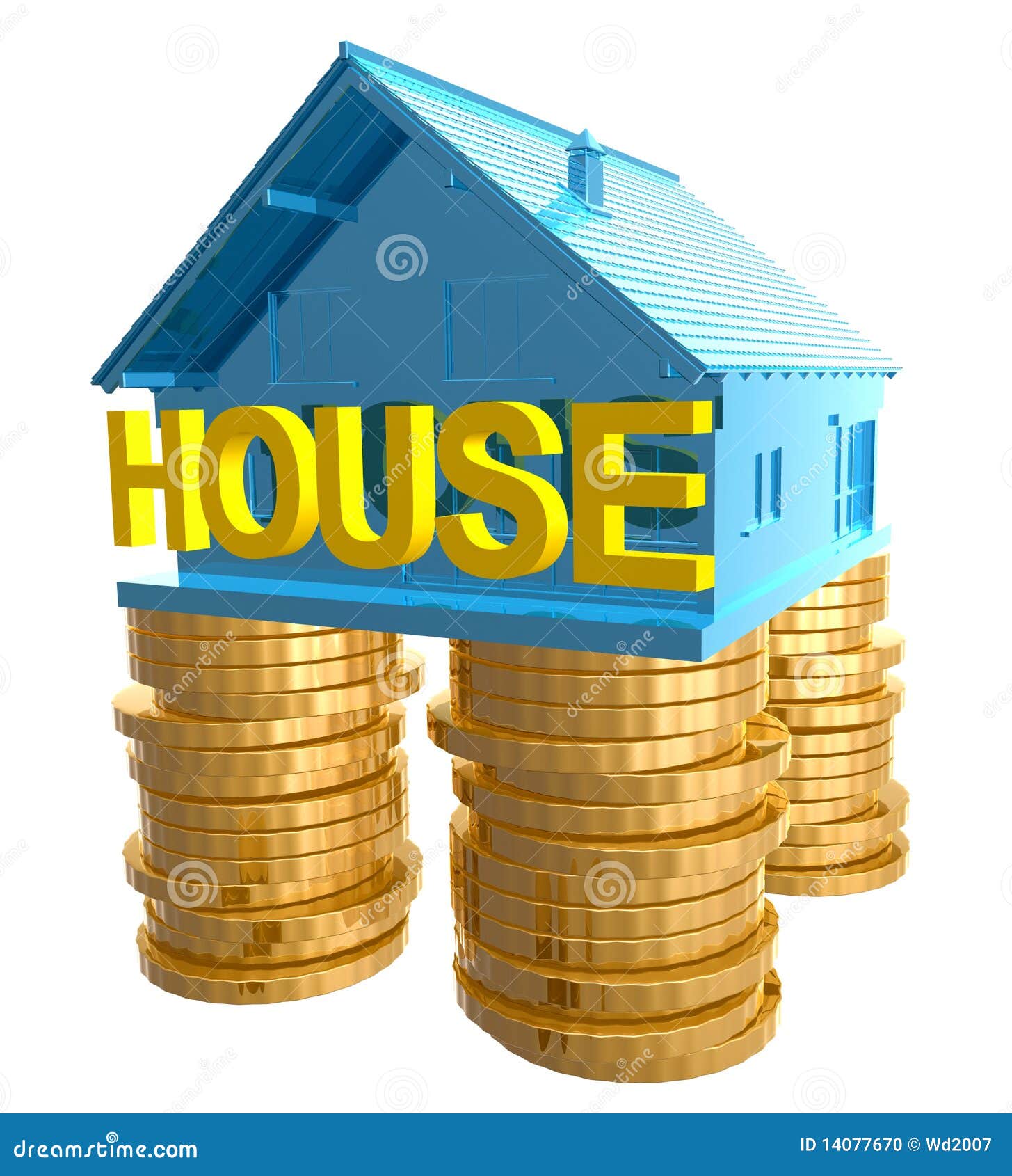 Profitable Home Investment Icon Stock Illustration - Illustration of ...