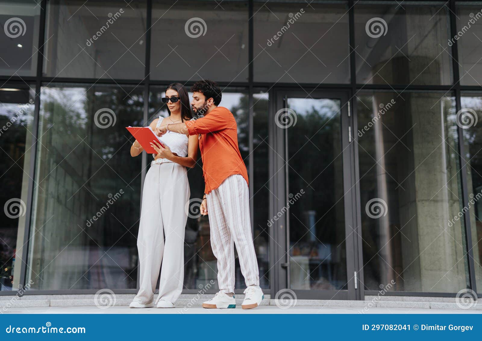 Profitable Project Planning: Aesthetic Architectural Team Analyzing ...