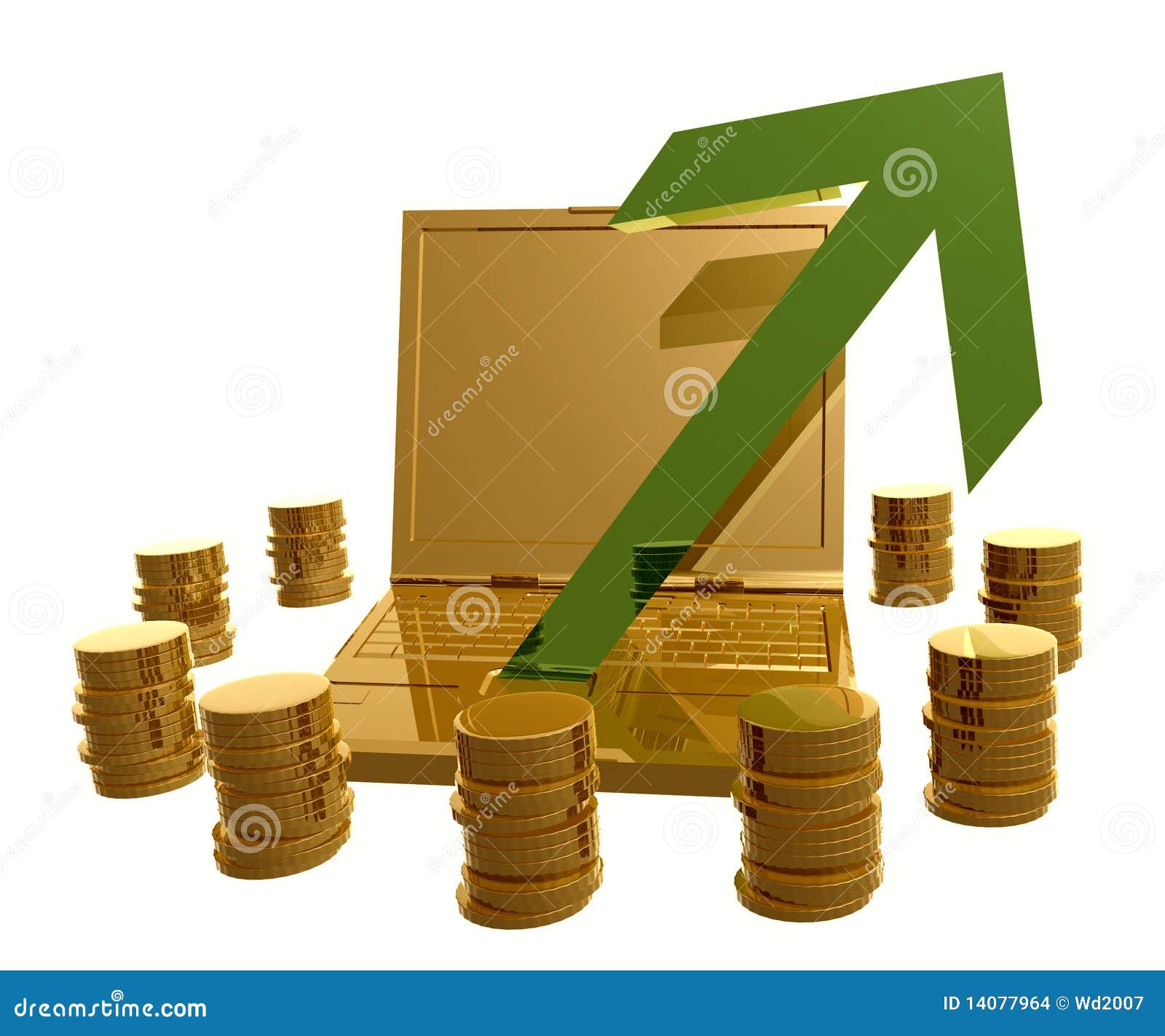 Profitable and Successful Online Trading Symbol Stock Illustration ...