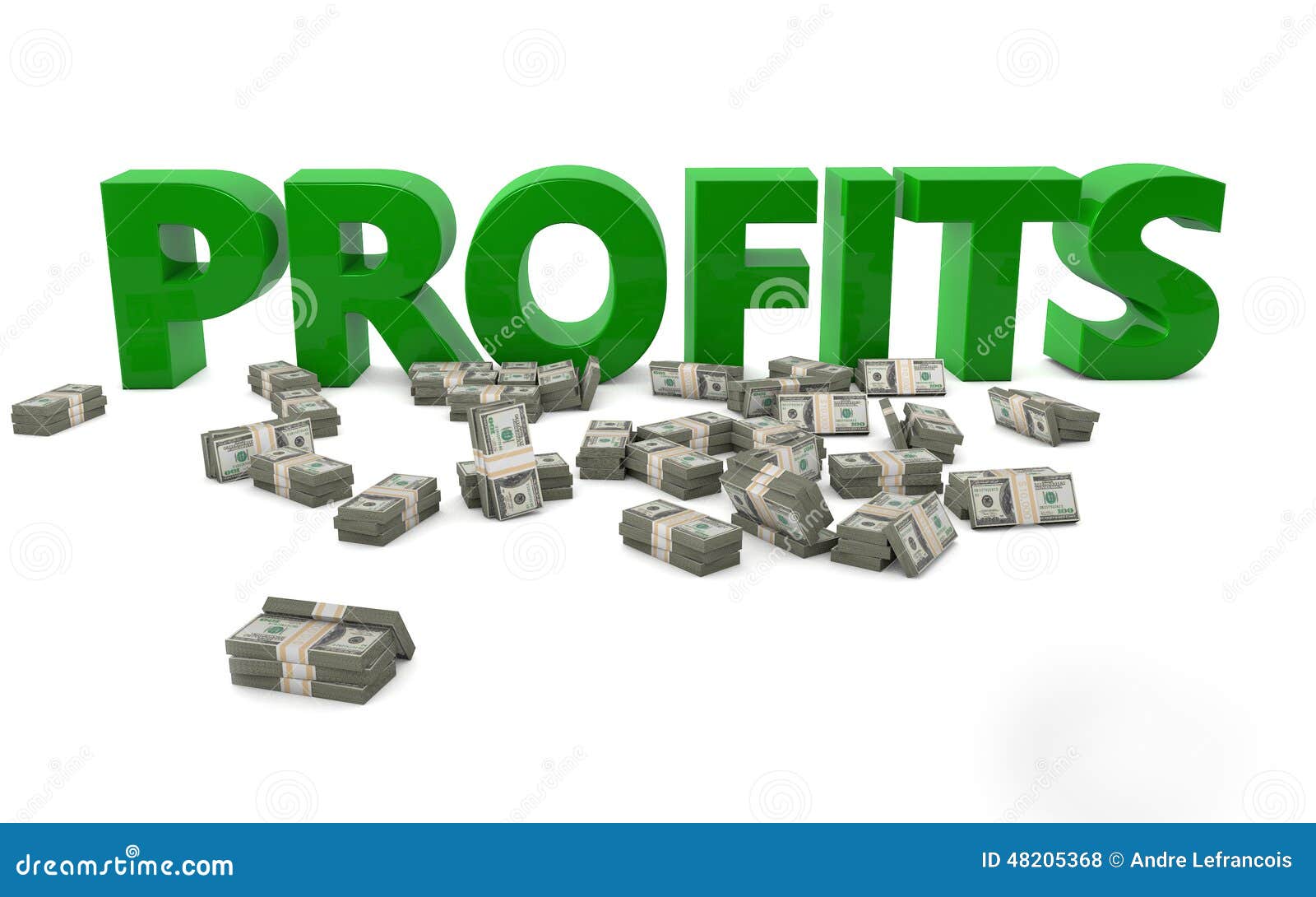 Profite stock abbildung. Illustration von bargeld, geschäft - 48205368