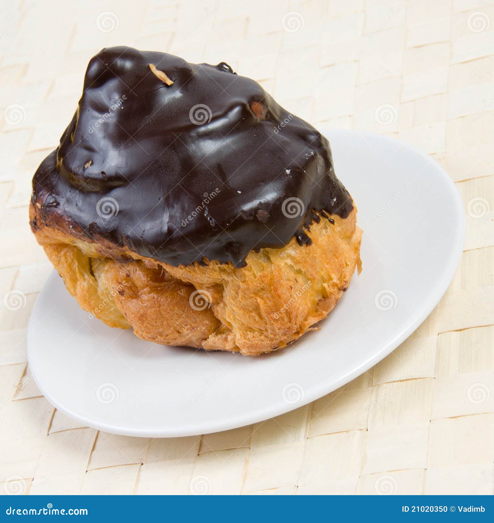 Profiterole stock photo. Image of unhealthy, table, plate - 21020350