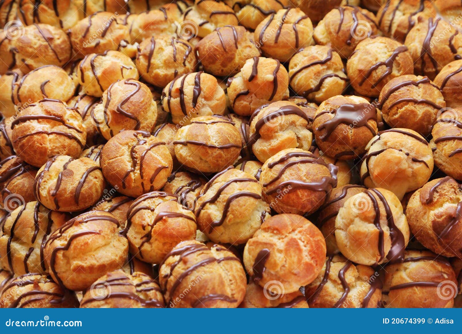 Recipe Profiteroles Of Choux Pastry. Step By Step Cooking, Collage ...