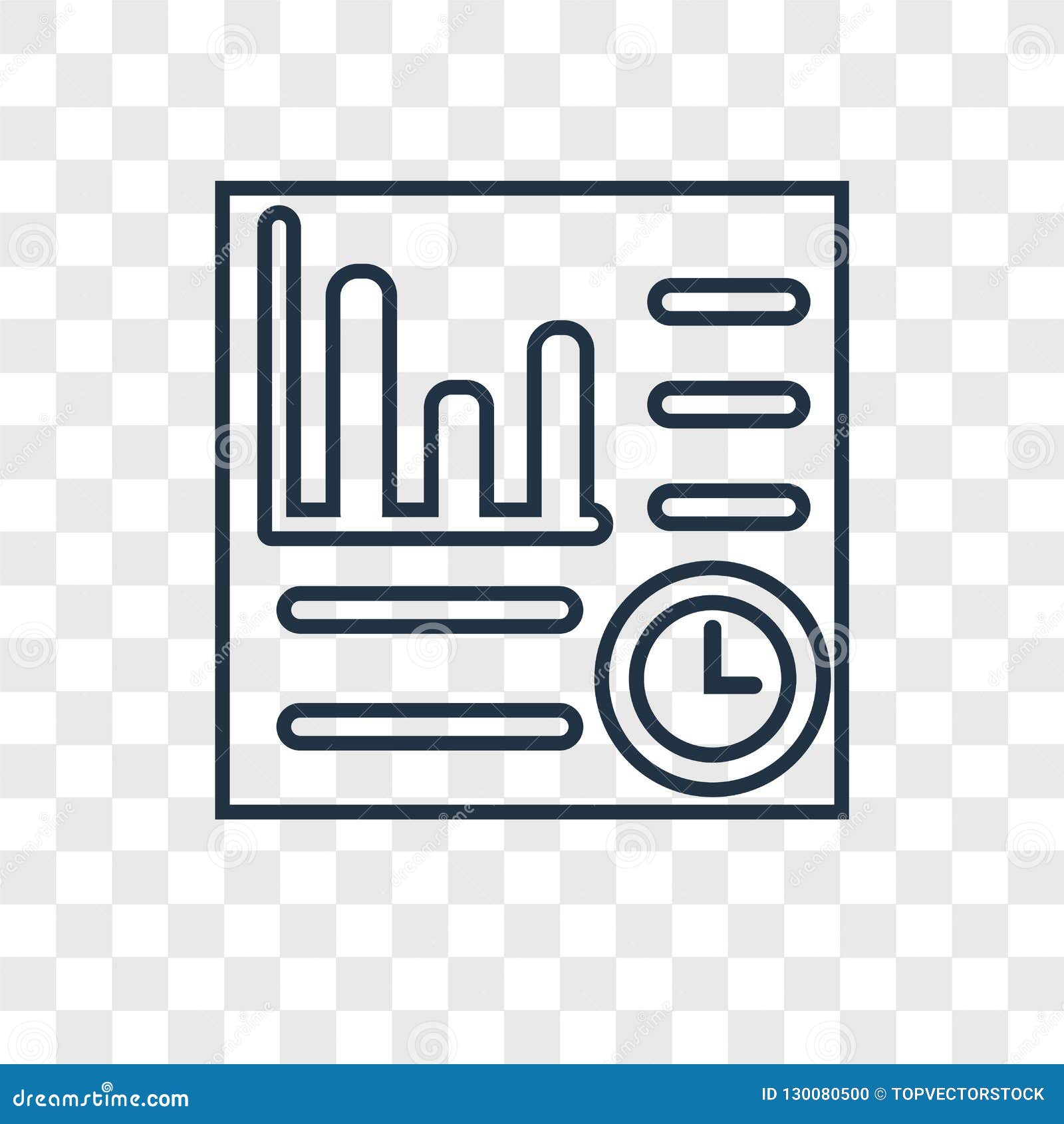 Profits Concept Vector Linear Icon Isolated on Transparent Background ...