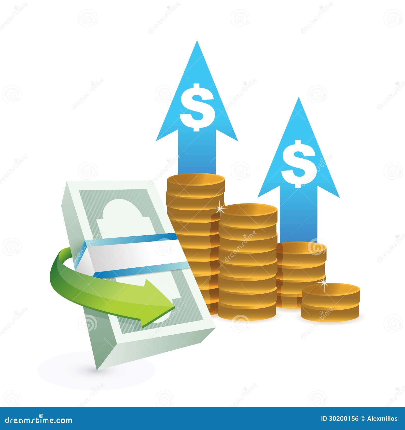 Profits Going Up Concept Illustrations Stock Illustration ...
