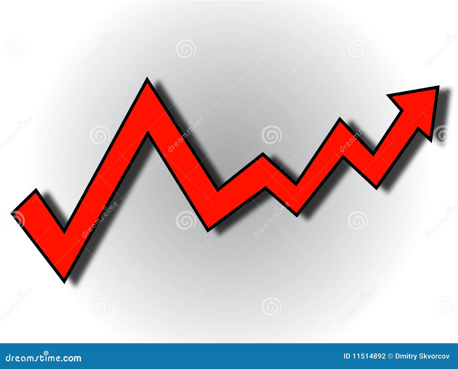 Profits up stock vector. Illustration of profits, clipart - 11514892