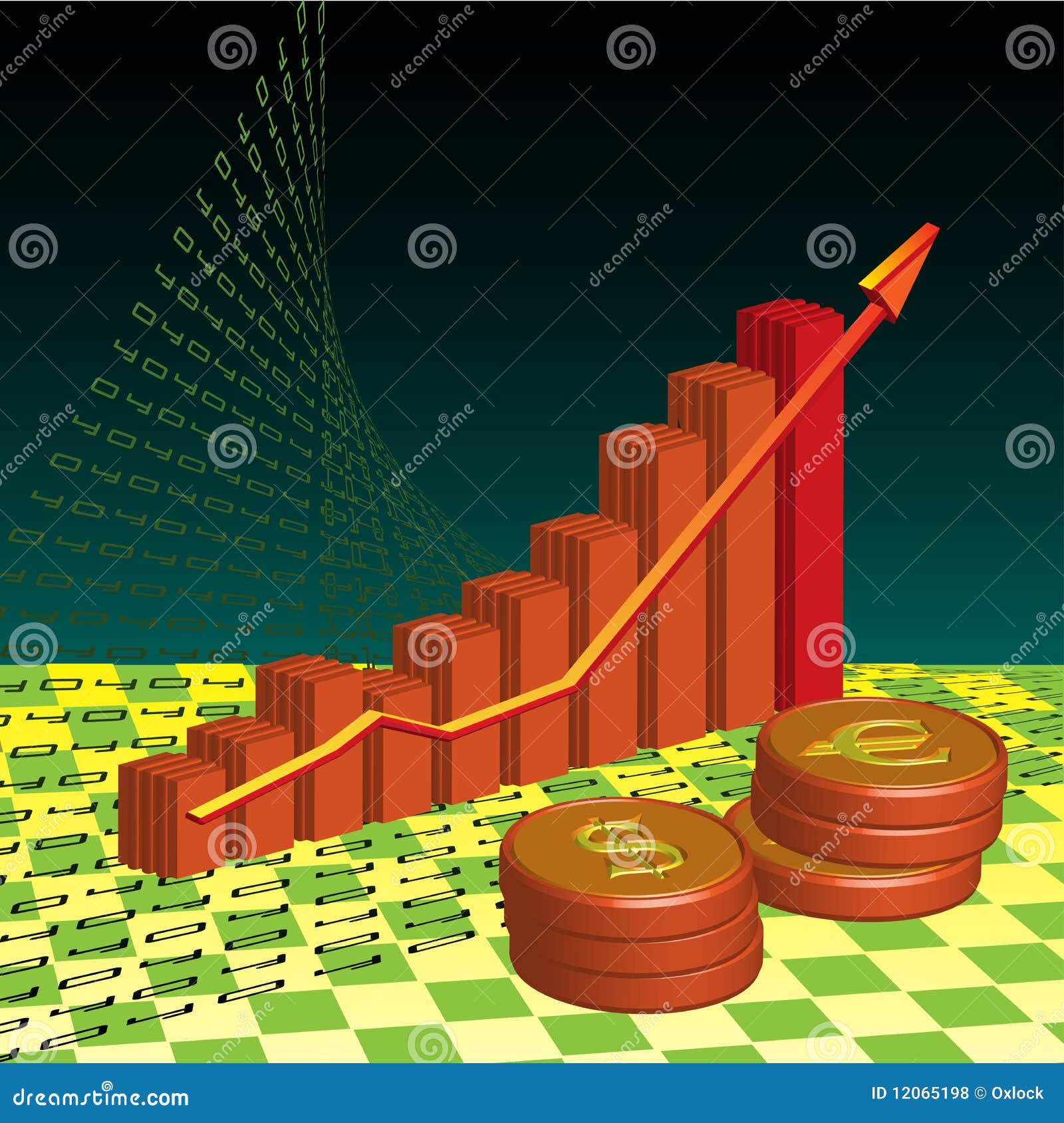 Profitto illustrazione di stock. Illustrazione di guadagni - 12065198