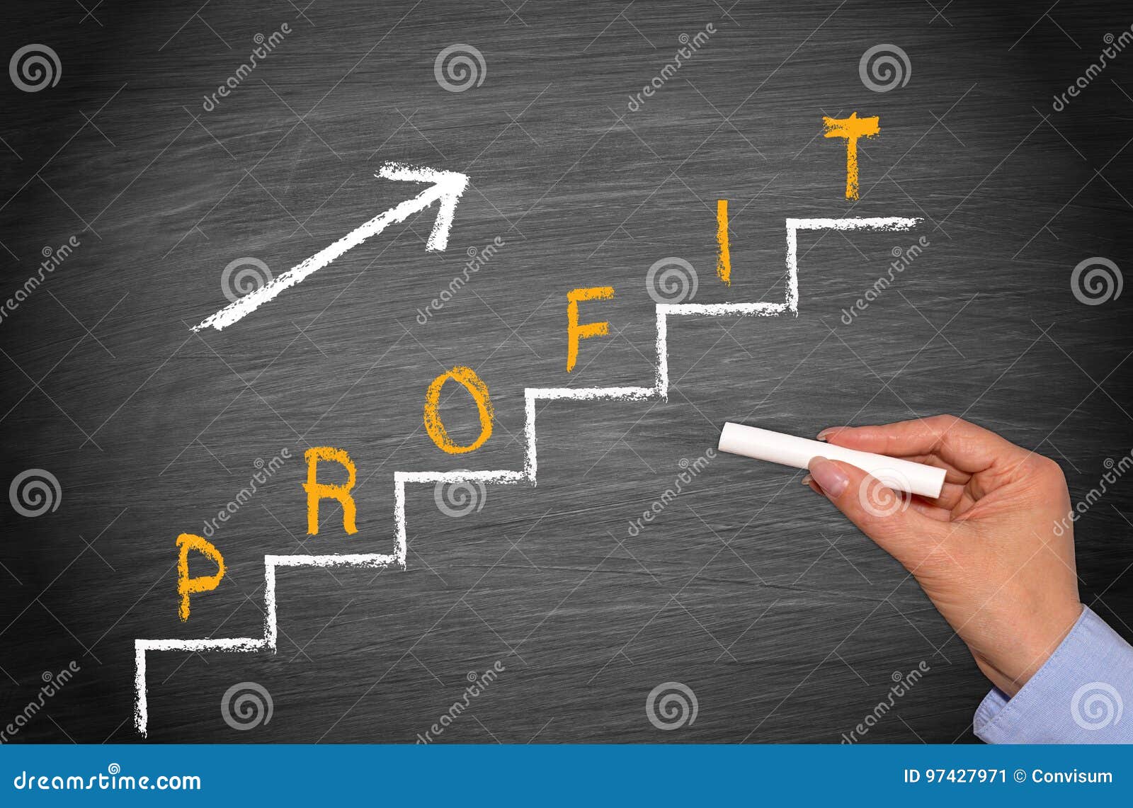 Profitto - Concetto Di Finanza E Di Affari Immagine Stock - Immagine di ...