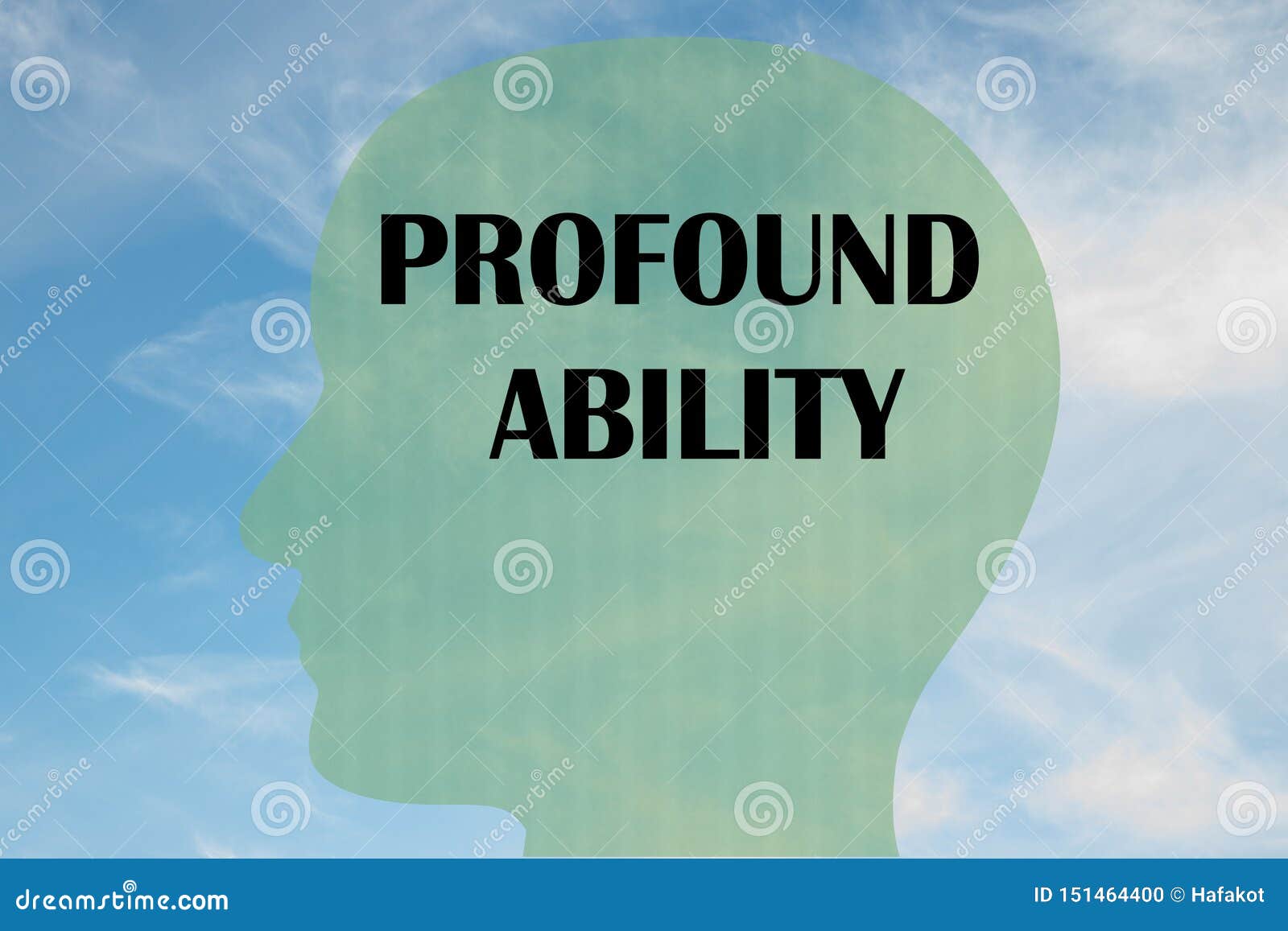 PROFOUND ABILITY concept stock illustration. Illustration of ambition ...