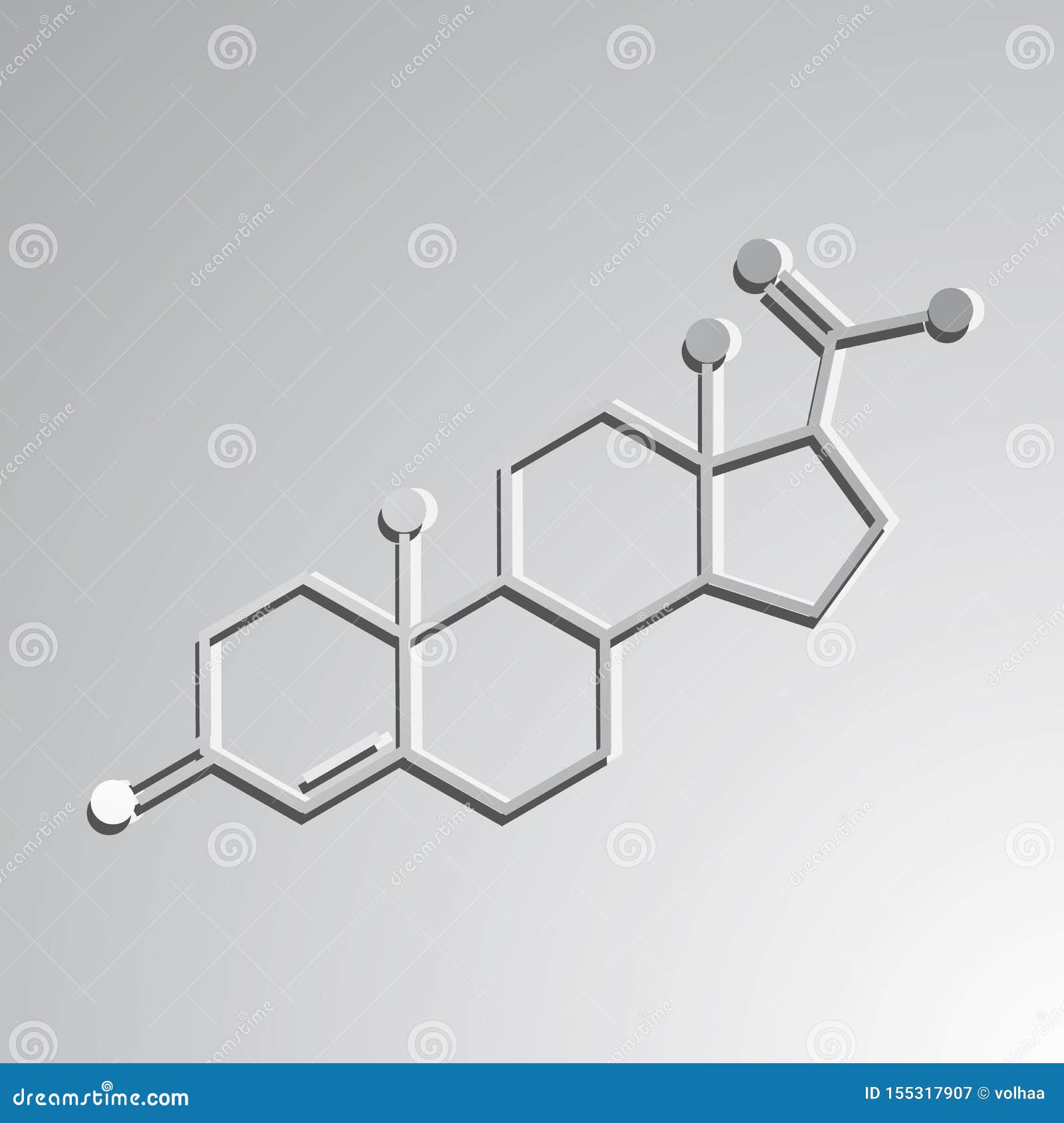 Progesterone Chemical Formula. Progesterone Structural Chemical Formula ...