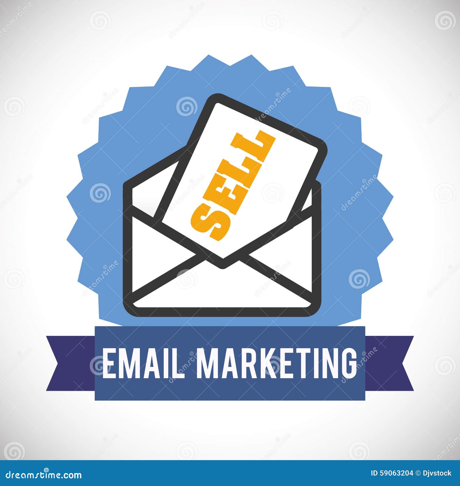 Progettazione del email illustrazione vettoriale. Illustrazione di ...