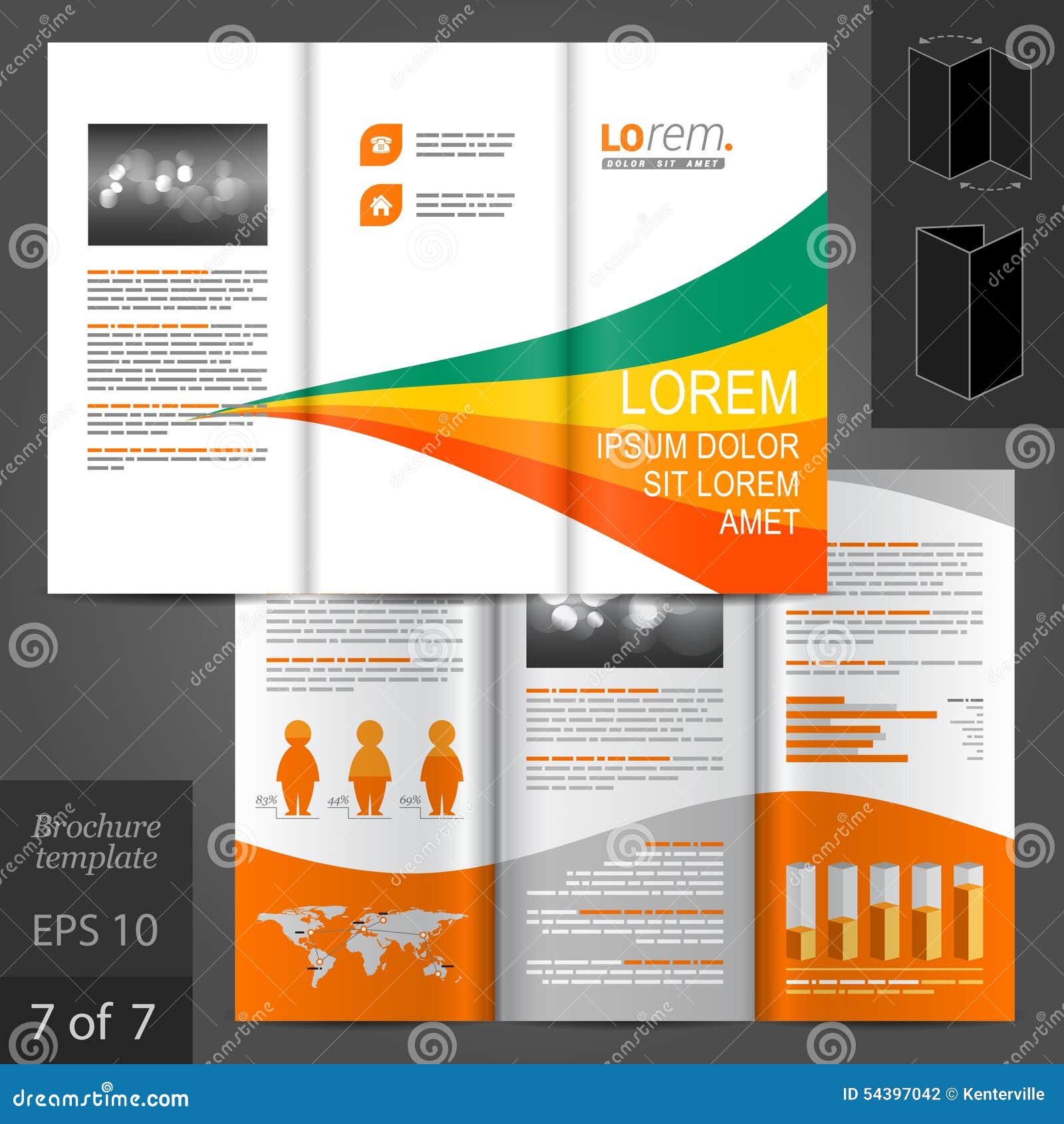 Progettazione Del Modello Dell'opuscolo Illustrazione Vettoriale ...