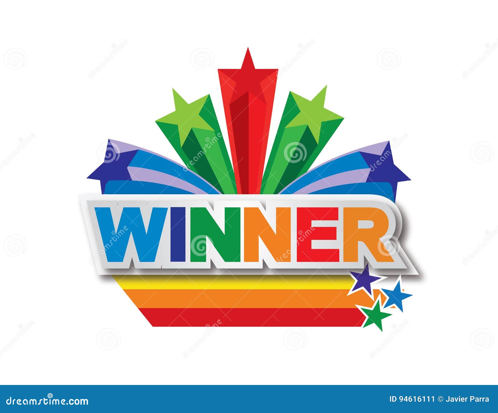 Progettazione Del Vincitore Illustrazione di Stock - Illustrazione di ...