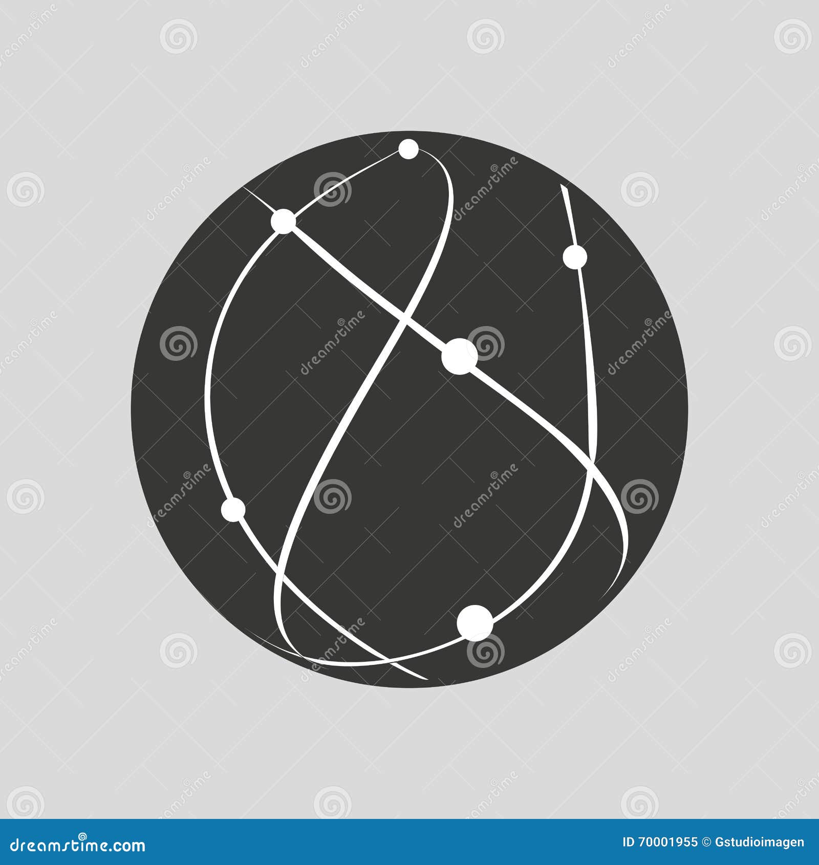 Progettazione Dell'icona Della Sfera Illustrazione di Stock ...