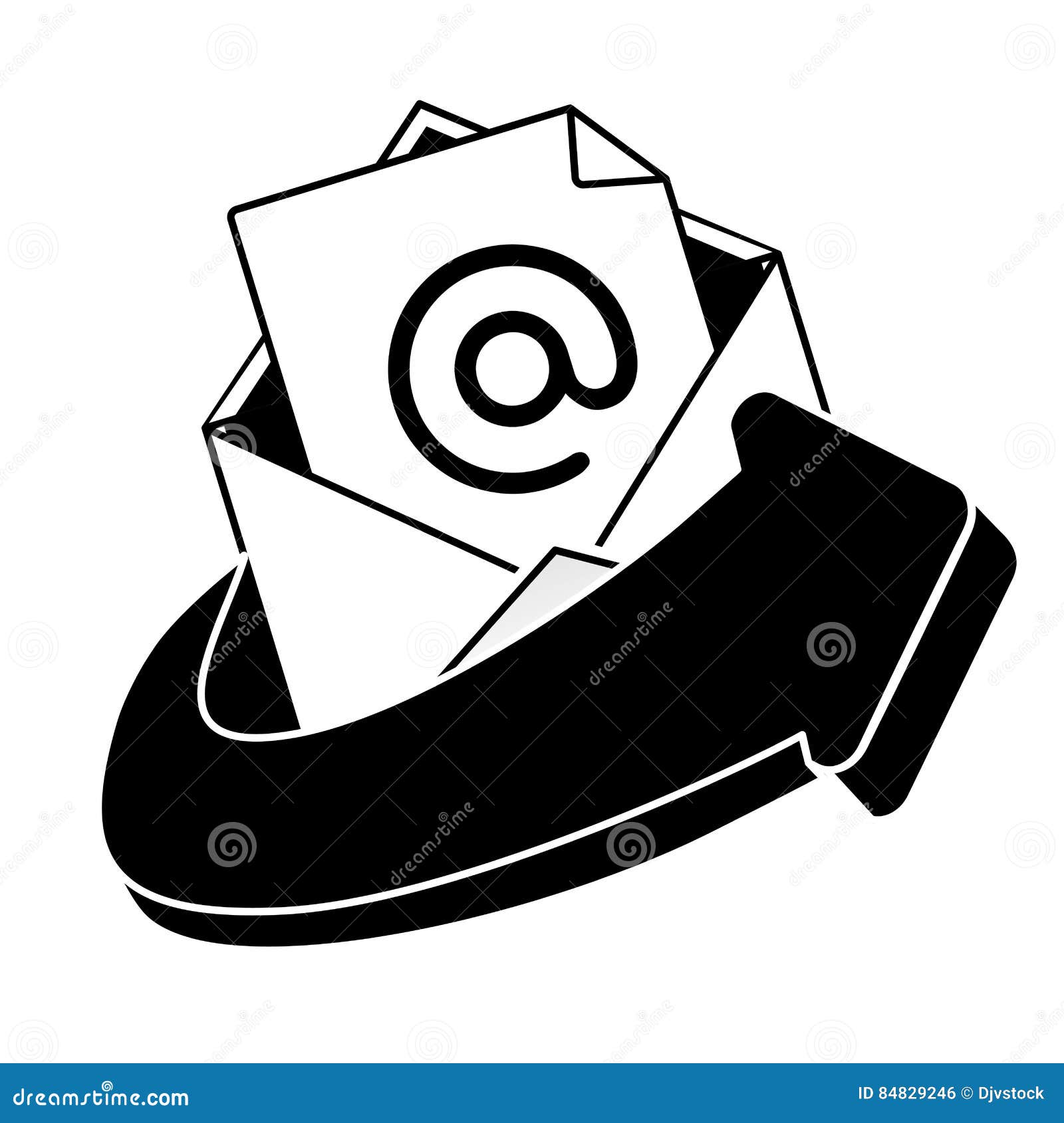 Progettazione Della Posta E Della Busta Illustrazione di Stock ...