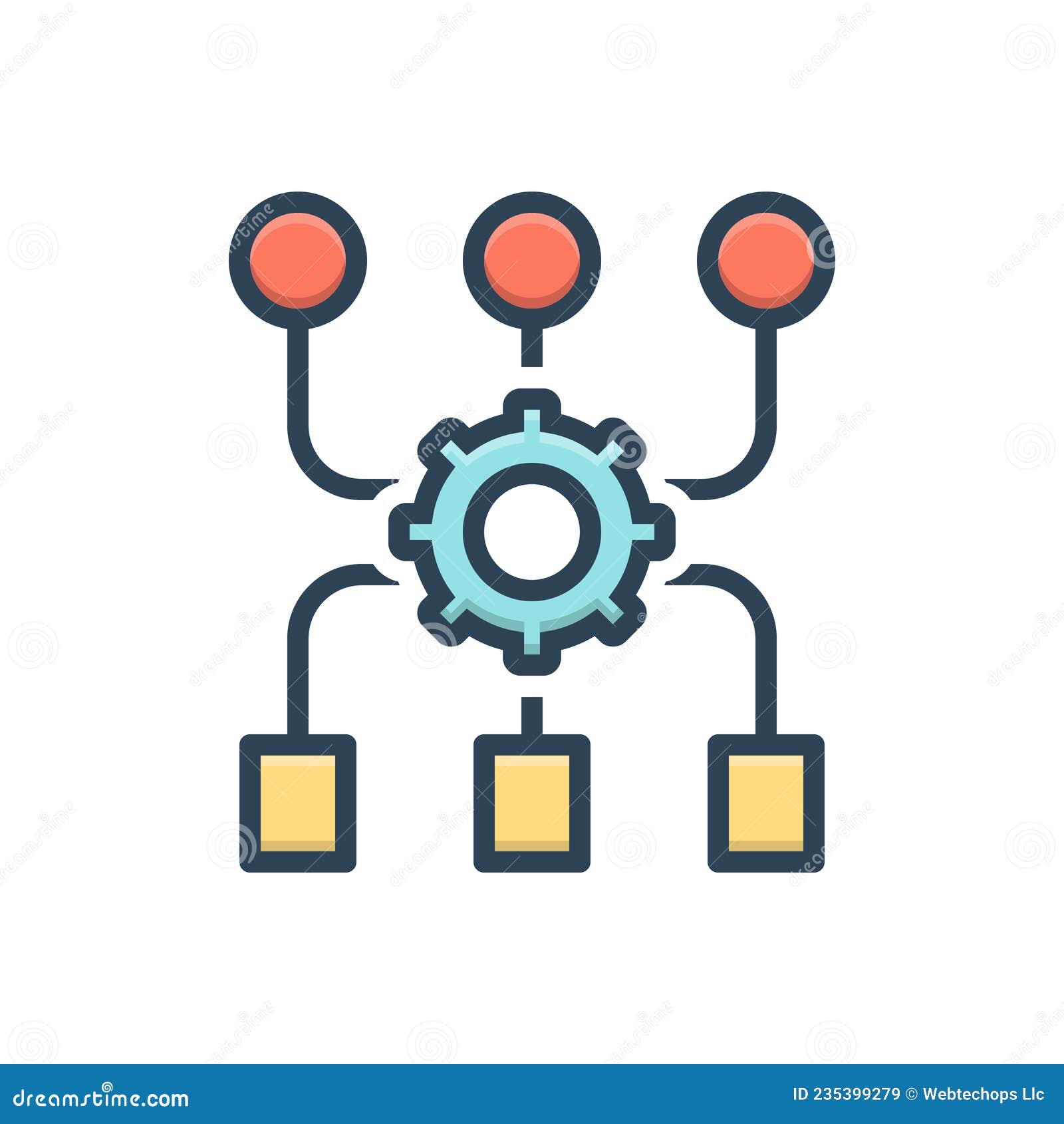 Color Illustration Icon for Program-Algorithm, Access and Application ... Color Illustration Icon for Program-Algorithm, Access and Application ...