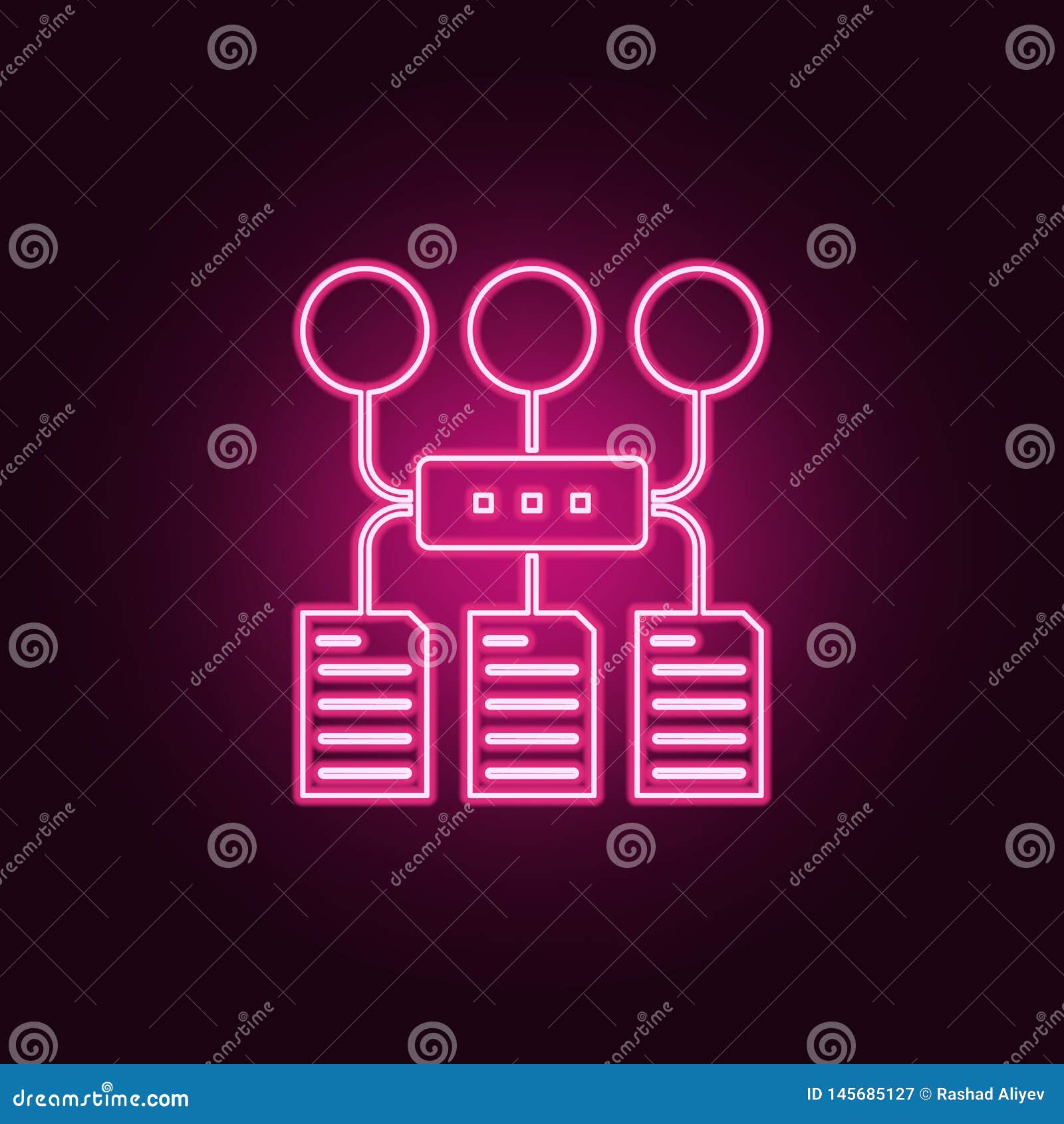 Program Algorithm, Flowchart Plan, Workflow Mindmap Line Icon. Cartoon ...