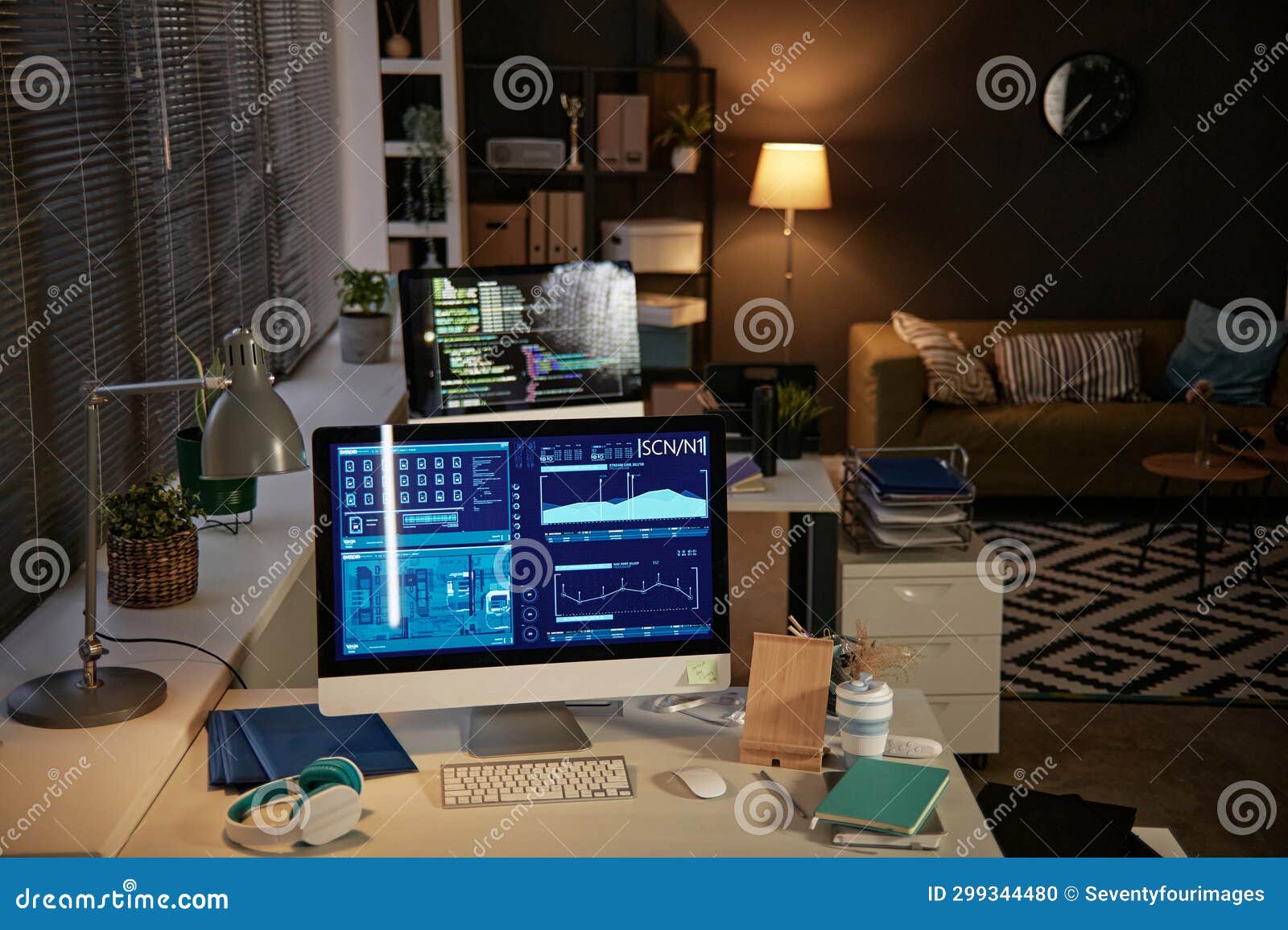 Program Analyzing Performance of Computer Chip Stock Photo - Image of ...