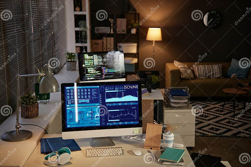 Program Analyzing Performance of Computer Chip Stock Photo - Image of ...