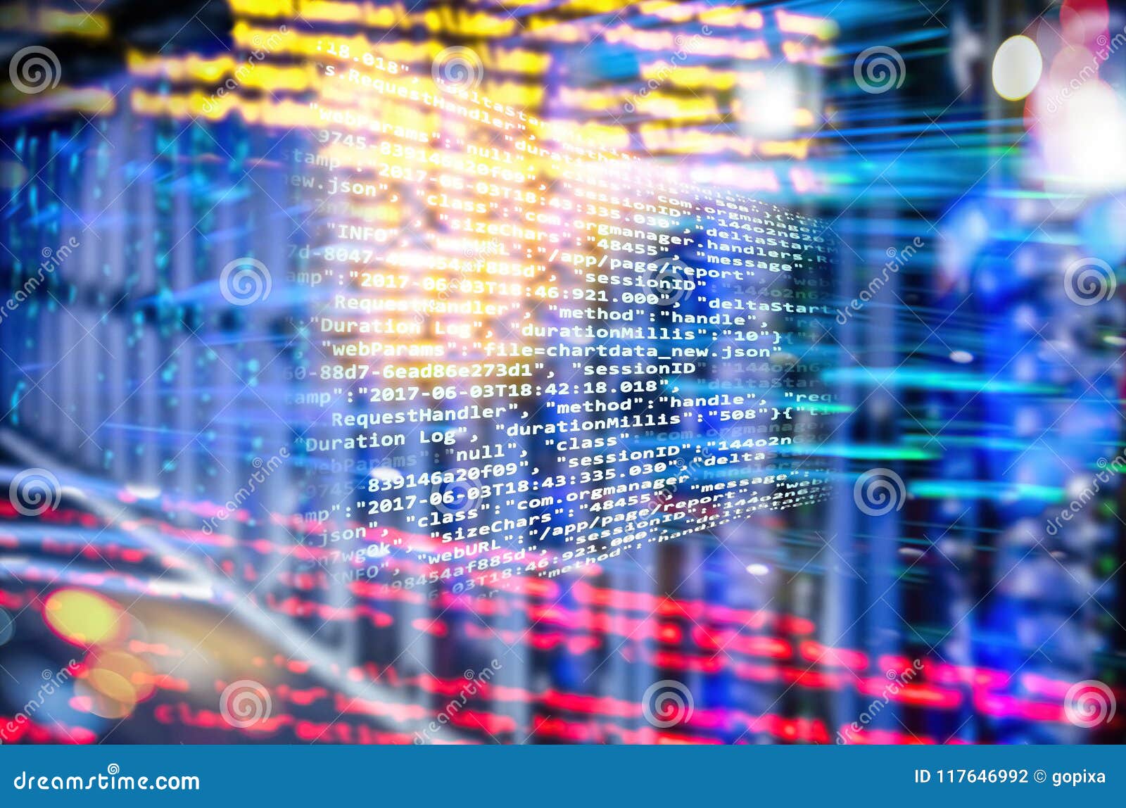 Program Code with Abstract Technology Background Stock Photo - Image of ...