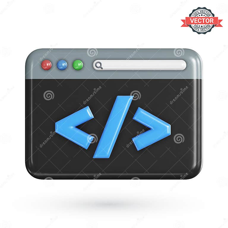 Program Code Development Icon. Web Coding or Website Programming ... Program Code Development Icon. Web Coding or Website Programming ...