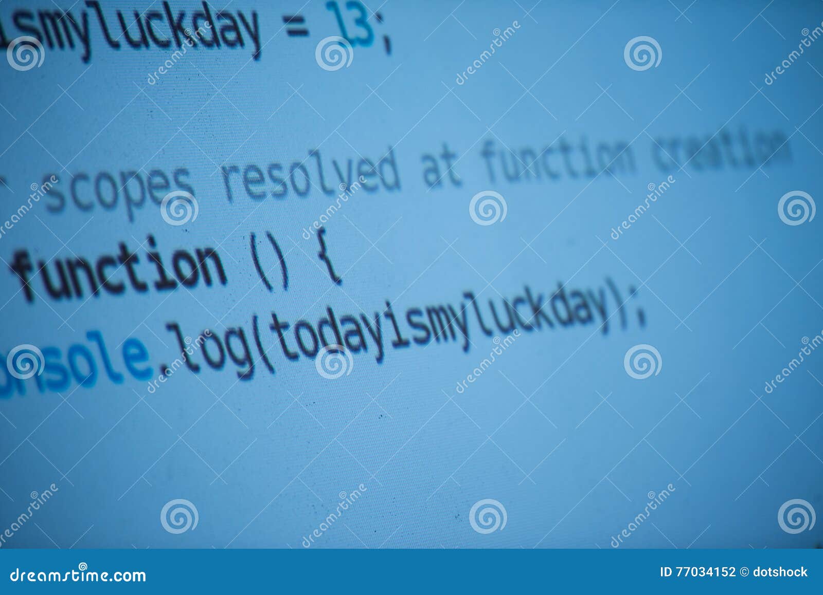 Program code stock photo. Image of coding, function, green - 77034152